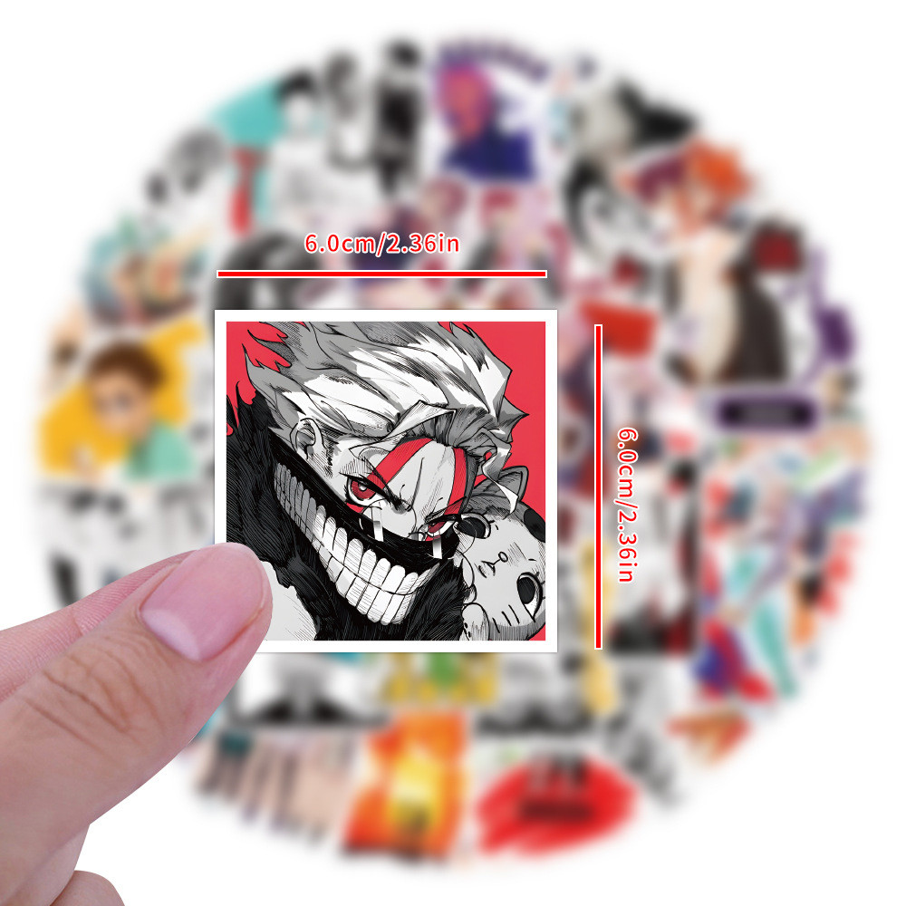 Jual 55pcs Cool Anime Dandadan Stickers Manga Decals DIY Laptop Luggage ...