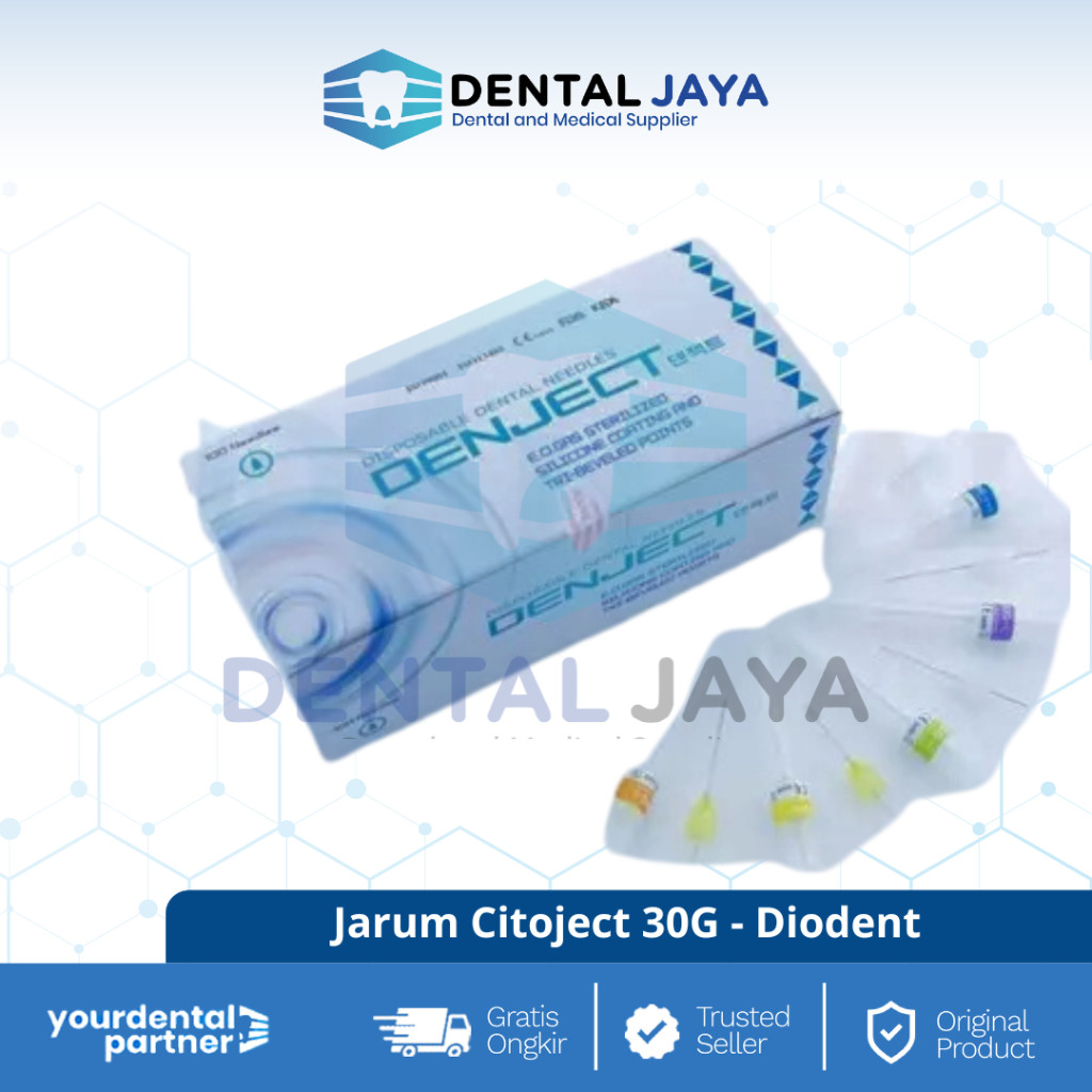 Jual Dental Biodent Jarum Citoject Denject | Carpule | Needle | Shopee ...