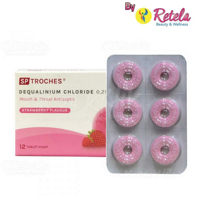 Jual SP TROCHES STRAWBERRY 1 BOX 12 TABLET | Shopee Indonesia