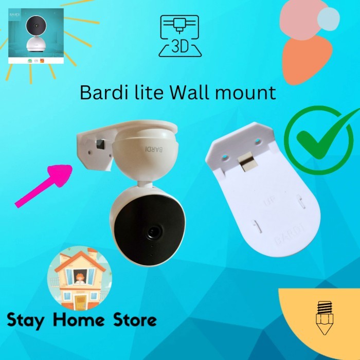 Jual Bardi Lite ipcam ll mount bracket tembok - L-LITE-MICRO, Putih ...