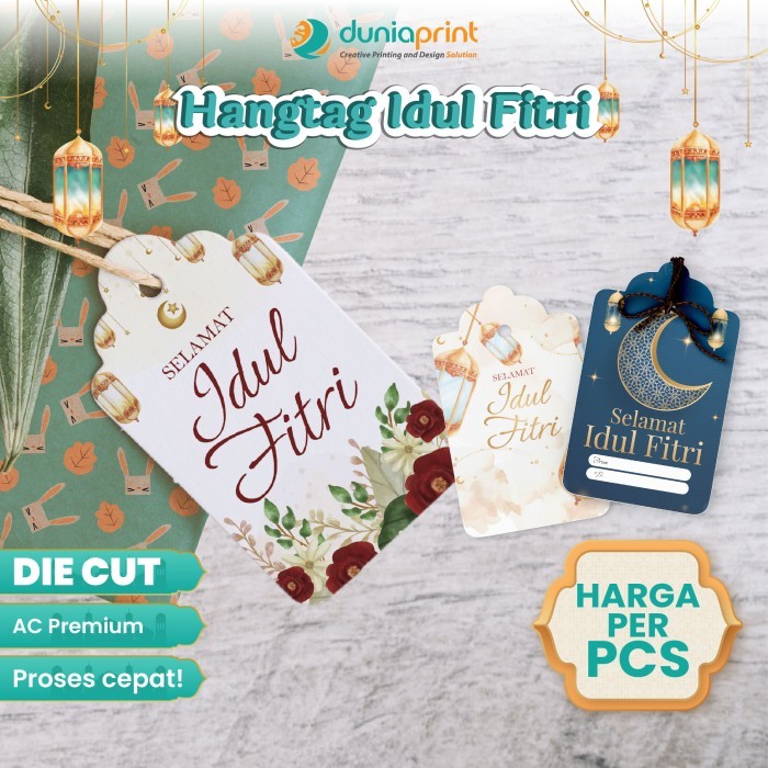 Jual Hang Tag | Hang Tag Custom | Hang Tag Lebaran Idul Fitri | Cetak ...