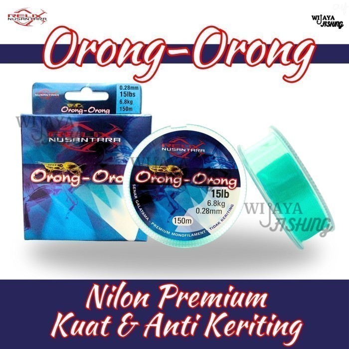 Jual Senar Pancing ORONG-ORONG 150 m Nilon Relix Nusantara Mancing ...