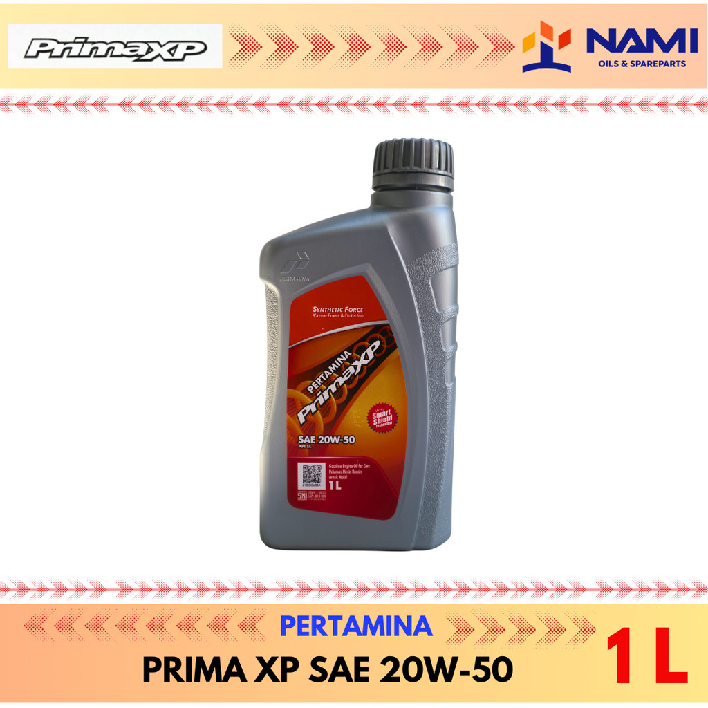 Jual *PERTAMINA PRIMA XP SAE 20W50 (1 L)* Oli Pelumas Mesin Mobil ...