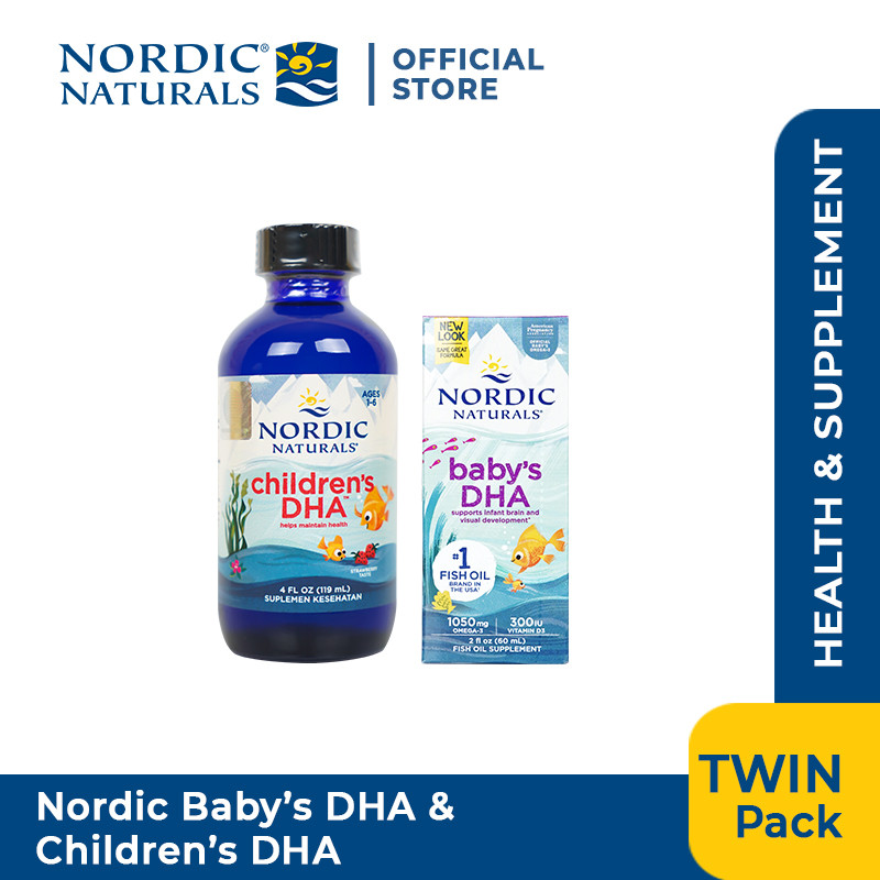 Jual Nordic Naturals Baby's DHA + Children's Dha [Strawberry] | Shopee ...