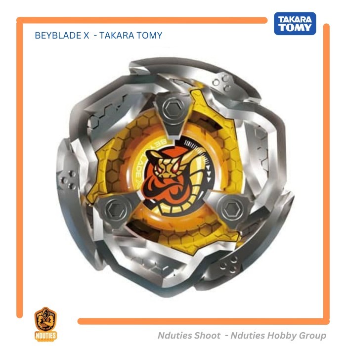 Jual [[TOYS KIDS]] BX-16 Beyblade X Viper Tail 3-80 High Needle Yellow ...