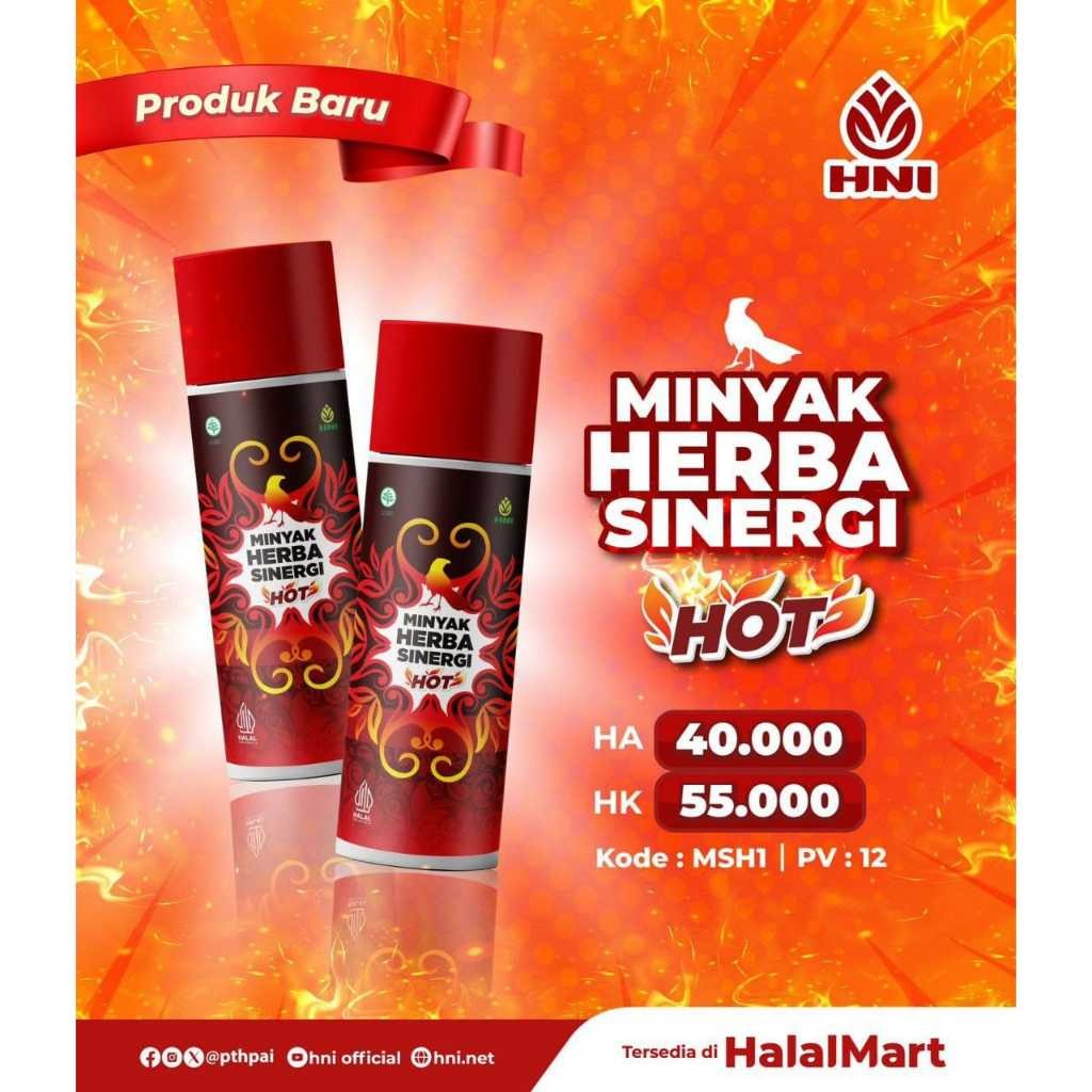 Jual Hni Hpai Minyak Herba Sinergi Hot 100 ml . | Shopee Indonesia