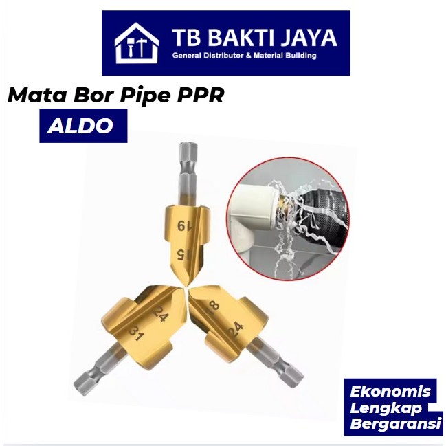 Jual Mata Bor Reaming PVC / Mata Bor Pipe PPR / Pahat Bor Pegangan ...
