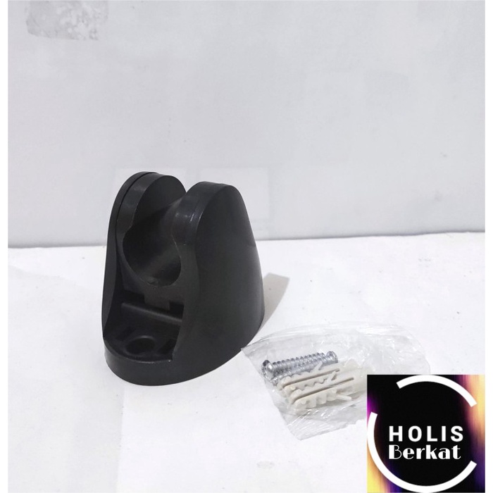 Jual Holder / Bracket / Hook / Gantungan Hand Jet Shower Black / Hitam ...