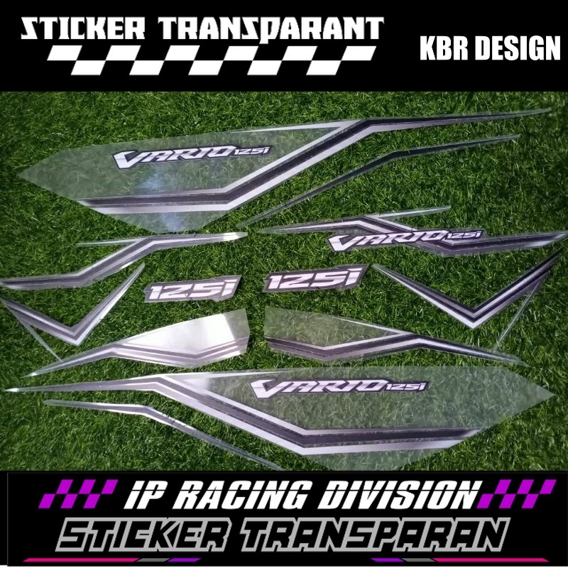 Jual Striping Sticker Transparan Vario LED Old 125 150 Click List Simple | Shopee Indonesia