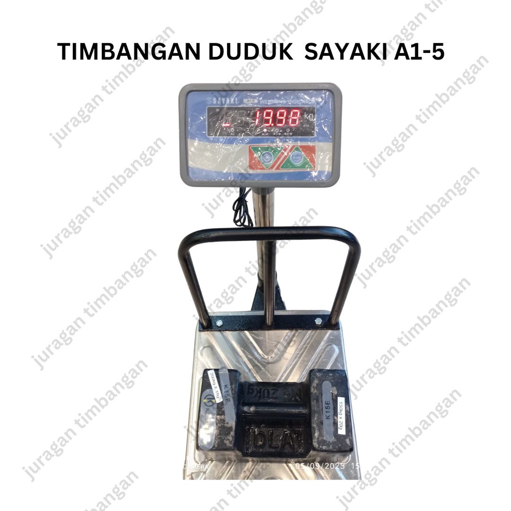 Jual Timbangan Duduk SAYAKI A1-5 cap 150kg/ Timbangan digital ...