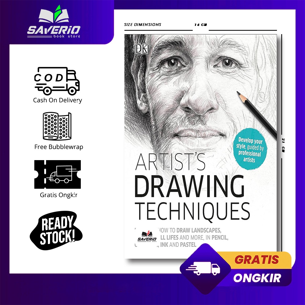 Jual Artist's Drawing Techniques by DK | Shopee Indonesia