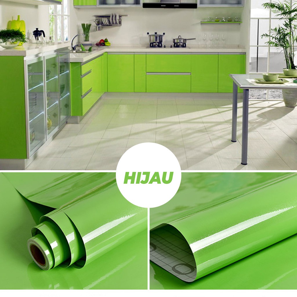 Jual Wallpaper kitchen set sticker lemari stiker kitchen set kulkas ...