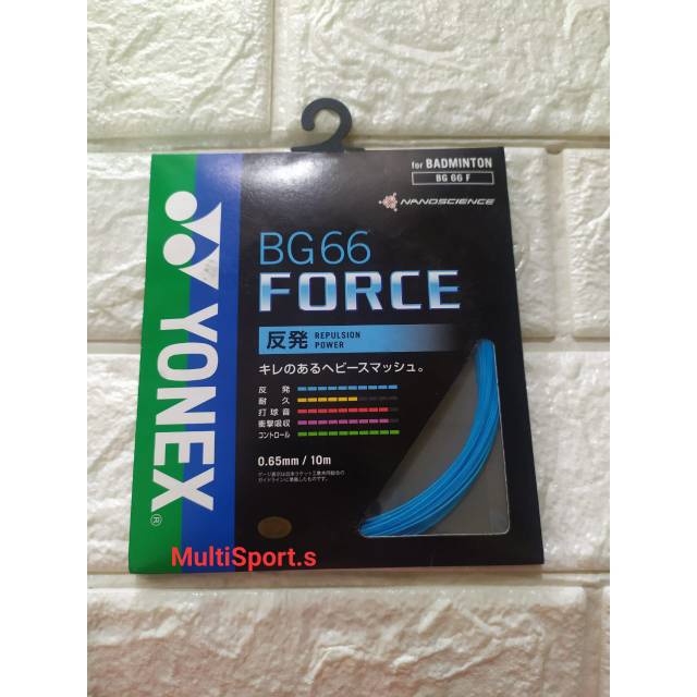 Jual 100% ORIGINAL JEPANG YONEX BG66 FORCE SENAR BADMINTON BAGUS ...