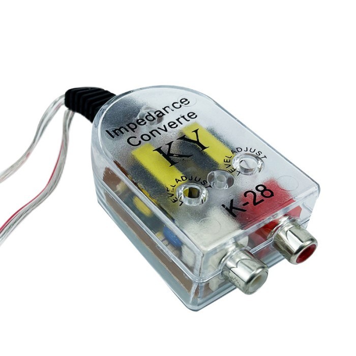 Jual Audio Converter Adaptop High To Low Konverter Audio Mobil ke RCA ...