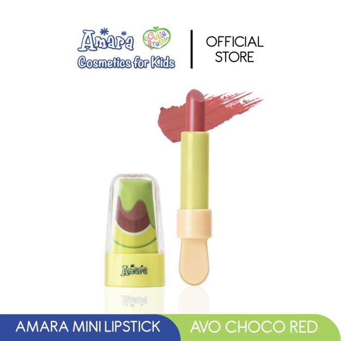 Jual Amara Mini Lipstick - Avo Choco Red | Shopee Indonesia