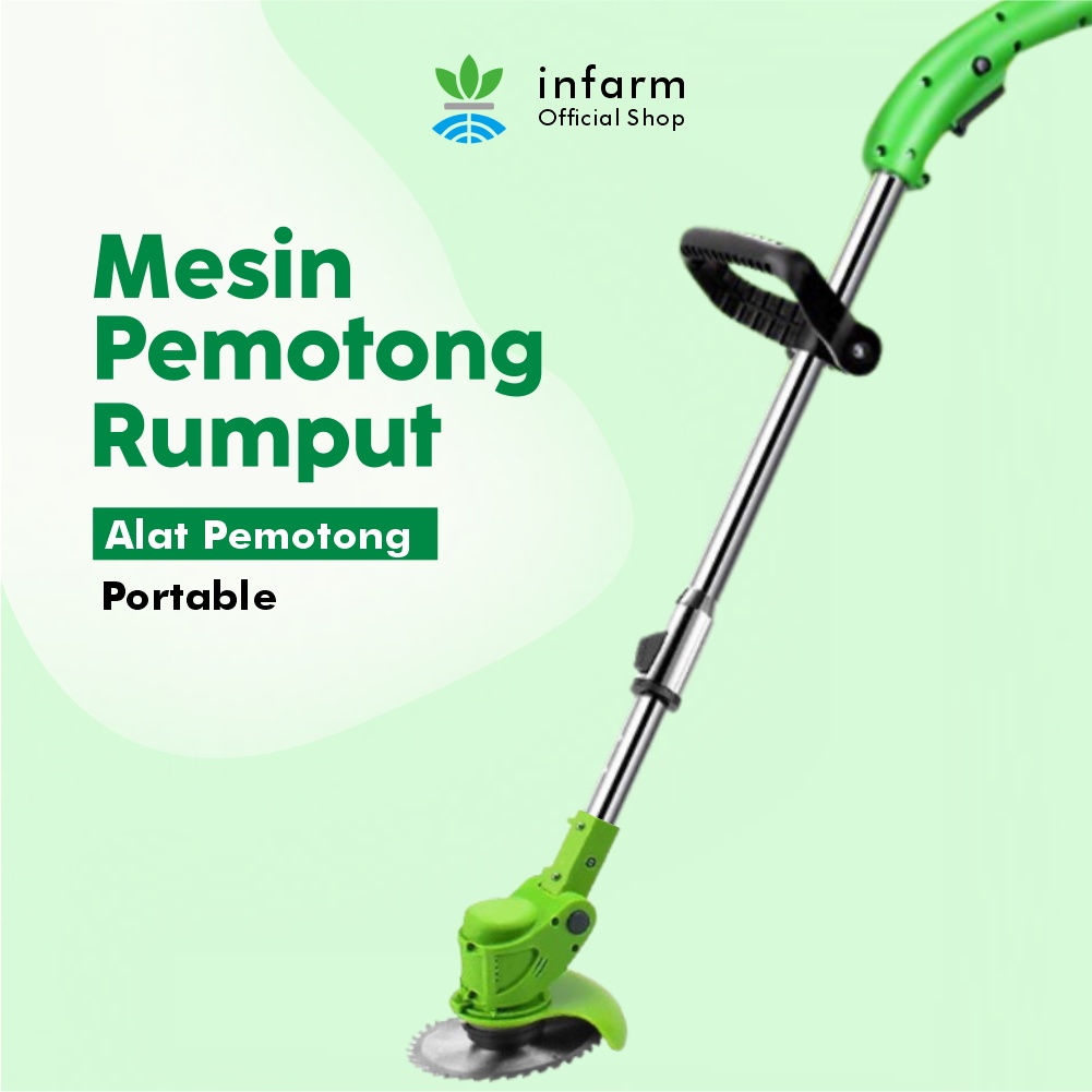 Jual INFARM - Alat Mesin Pemotong Rumput 12V Baterai Pemangkas Pemotong ...