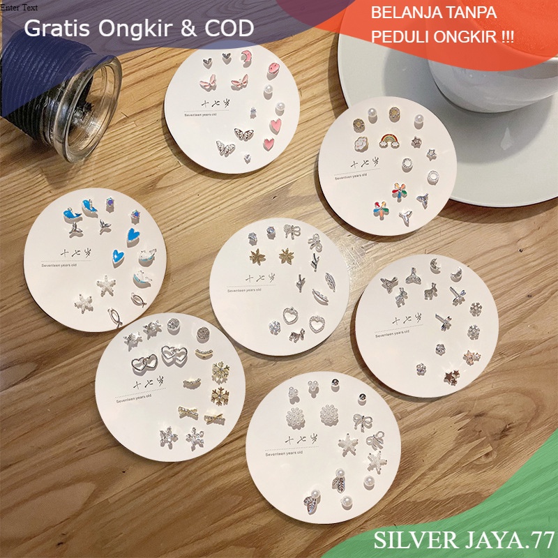 Jual Anting Wanita Set 7 Pasang Anting Tindik kekinian Tusuk Set Korea ... Jual Anting Wanita Set 7 Pasang Anting Tindik kekinian Tusuk Set Korea ...