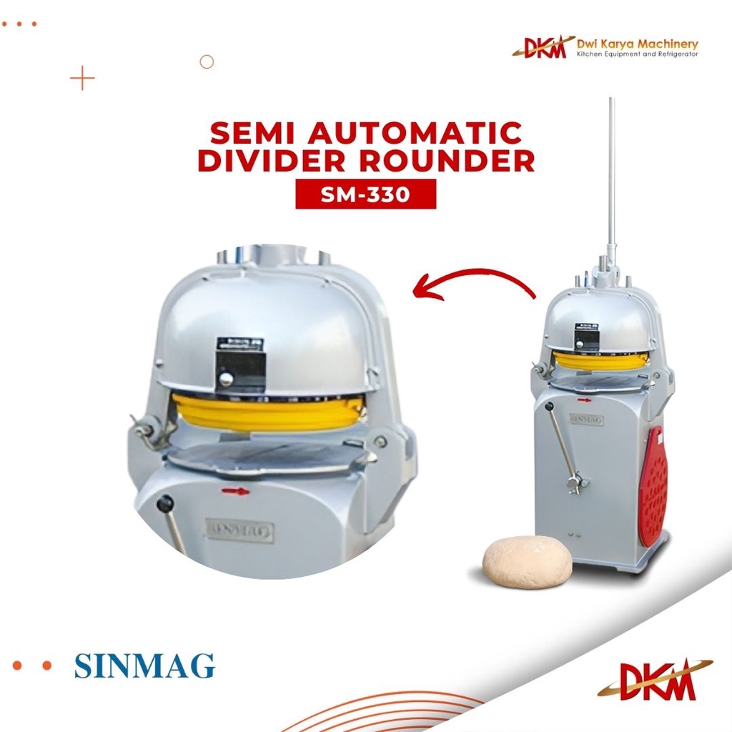 Jual SM-330 BUN DIVIDER & ROUNDER SINMAG | Shopee Indonesia