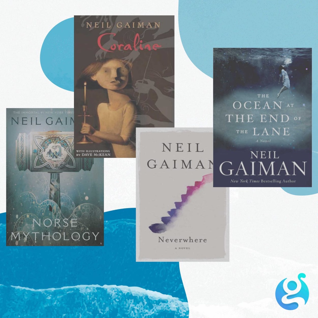 Jual (English) Neil Gaiman Books Collection (Norse Mythology, The Ocean ...