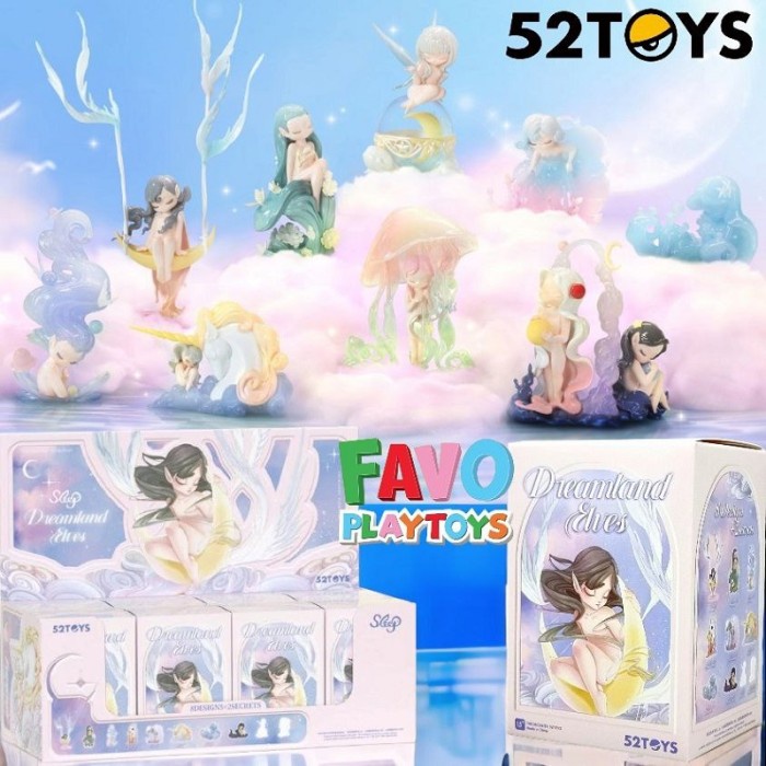 Jual 52TOYS Sleep Dreamland Elves Series Elf Blind Box Figure | Shopee ...