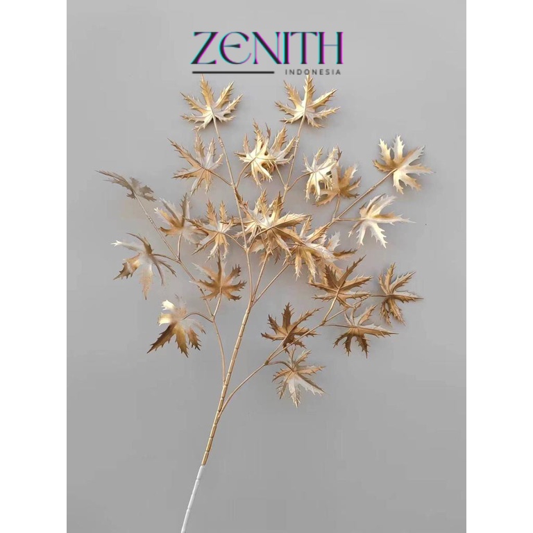 Jual Zenith - Daun Gold Daun emas Artificial flower Leaf gold tanaman ...