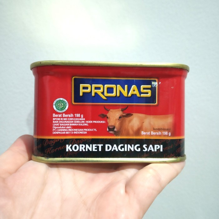 Jual Pronas Kornet Daging Sapi Corned Beef 198 gram | Shopee Indonesia
