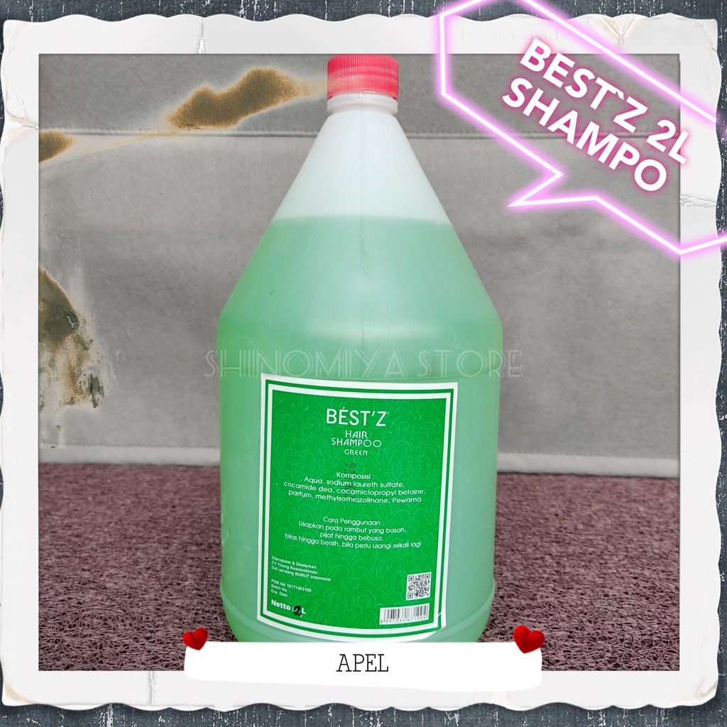 Jual BESTZ SHAMPO 2L APEL / SAMPO SALON DAN BARBERSHOP / SHAMPOO ...