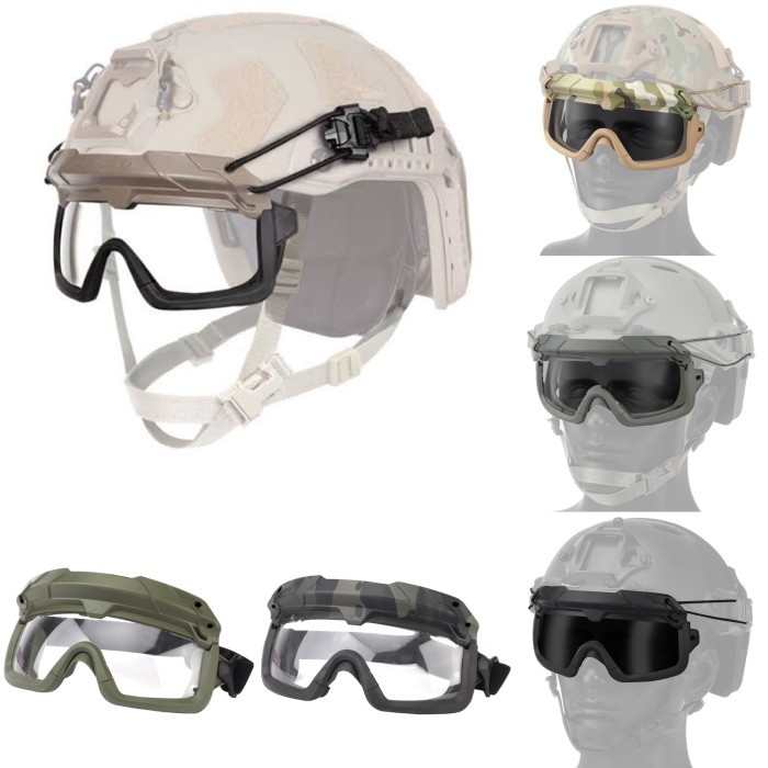Jual Opscore Reps FAST Step In Helmet Visor Goggle Protection Kacamata ...