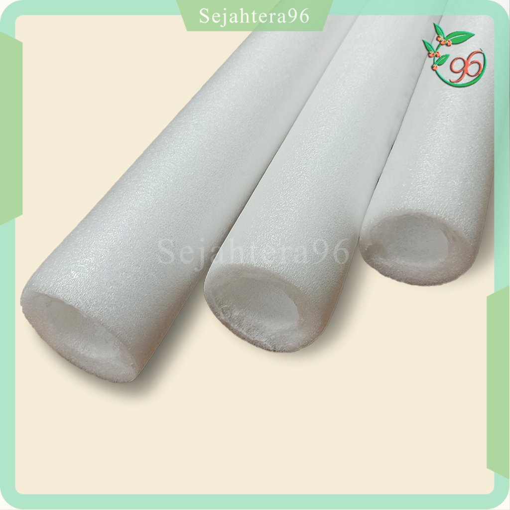 Jual Foam Busa warna putih Bulat 2 meter Foam Busa Elastis untuk bunga ...