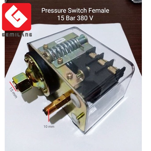 Jual Pressure Switch Kompresor Angin 15 Bar 380v | Shopee Indonesia
