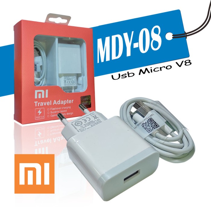 Jual TC XIAOMI MDY-08 MICRO V8 CHARGER HP | Shopee Indonesia