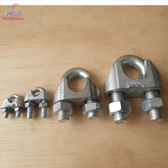 Jual KLEM SLING BAJA KUKU MACAN 12 MM KLEM KABEL BAJA BESI GALVANIS MAJ ...