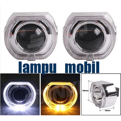 Jual Angel Eye 2.5 Inchi/3 Inchi BMW FULL Sport Angel Eye Crystal ...