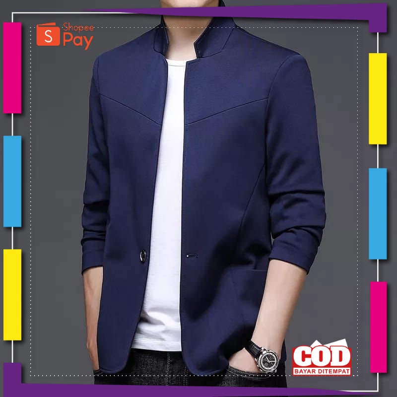 Jual PREMIUM KOREAN STYLE / jas pria/blezer stylis pria/blezer pria ...