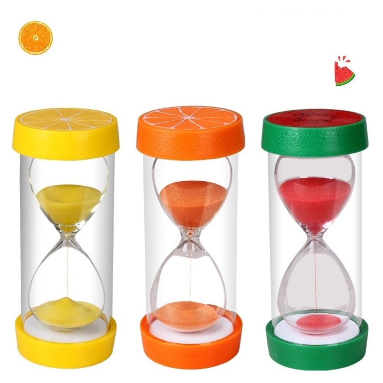Jual Jam Pasir 15 Menit Buah Lemon Dekorasi Hour Glass Timer Penghitung ...