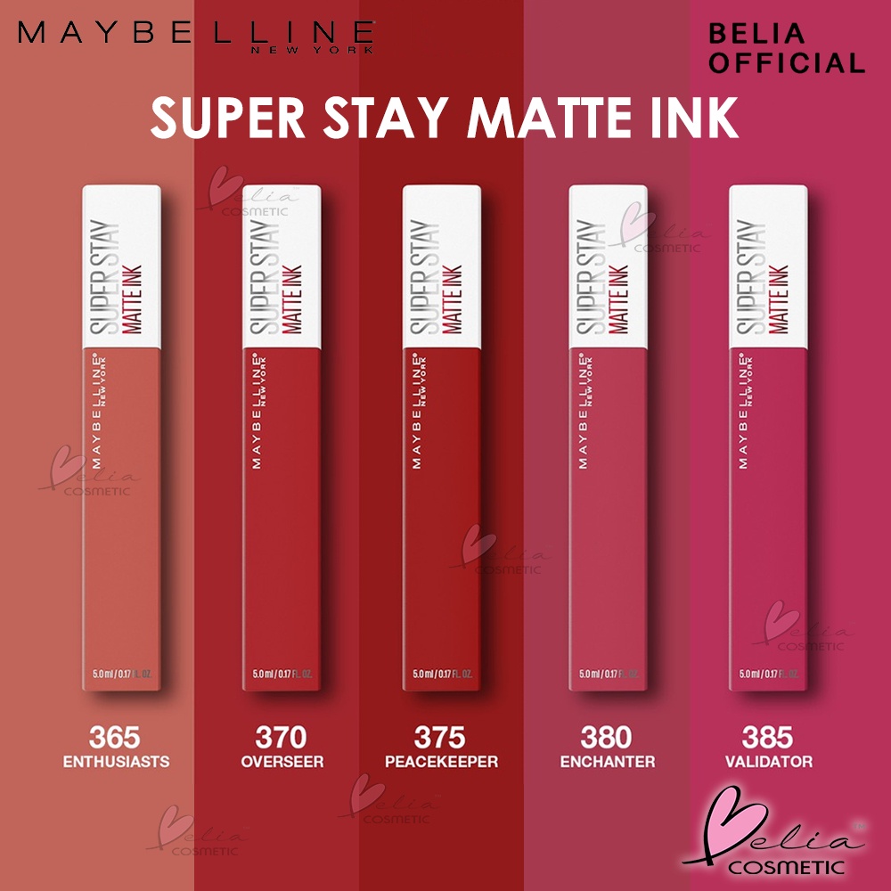 Jual Maybelline Superstay Matte Ink Part 2 CITY | Rogue Reds Edition ...