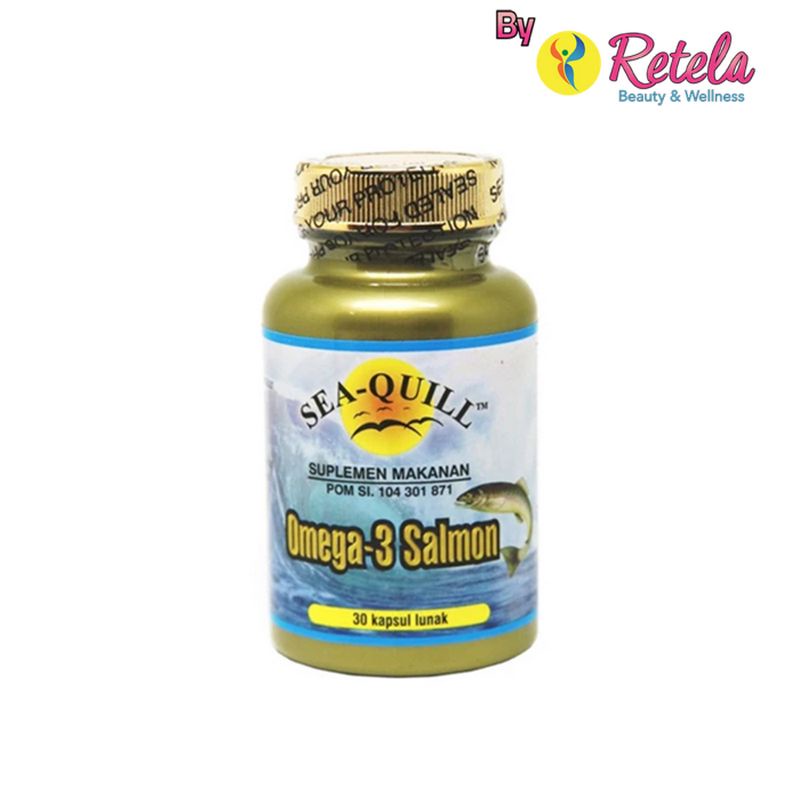 Jual SEA-QUILL OMEGA-3 SALMON 1 BOTOL 30 TABLET | Shopee Indonesia