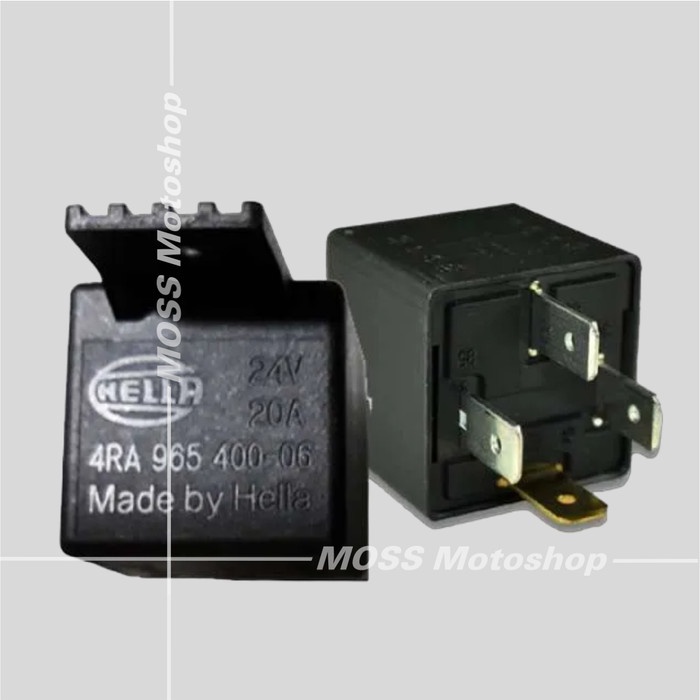 Jual RELLAY KAKI 4 HELLA 12V 30A ORIGINAL HELLA | Shopee Indonesia