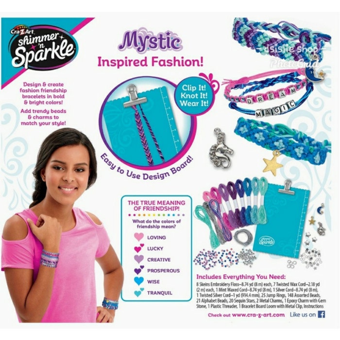 Jual Shimmer n Sparkle Mystic Madness Friendship Bracelet Kit / Gelang ...