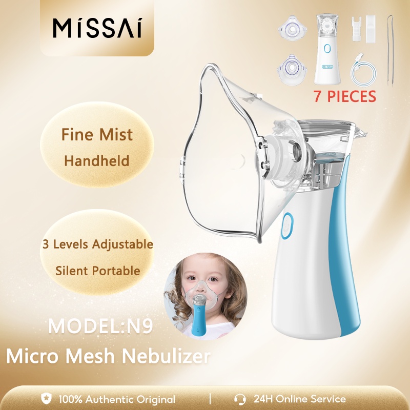 Jual MIissai Nebulizer Portable Mesh Alat Nebulizer Anak 4 Jenis Masker ...