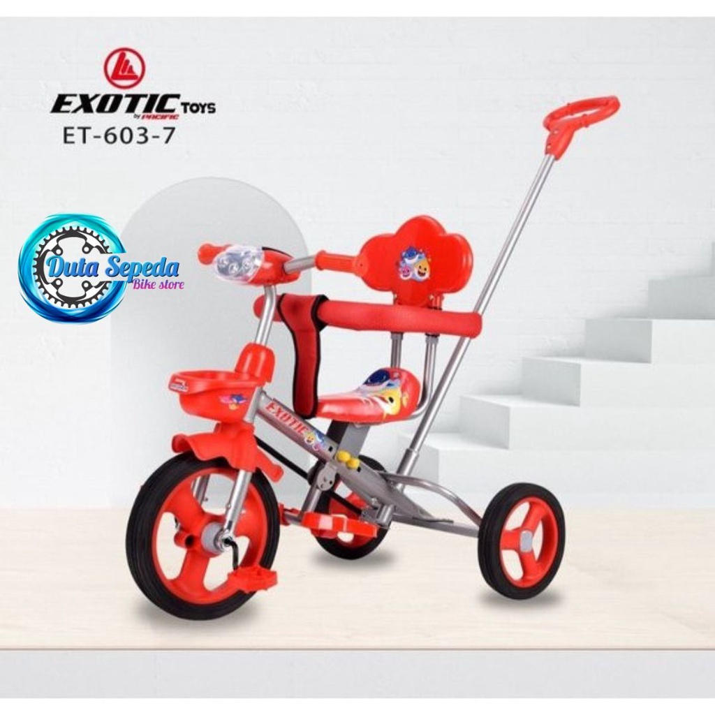 Jual Sepeda anak balita roda tiga Tricycle EXOTIC 2366-7 603-7 dan AT ...