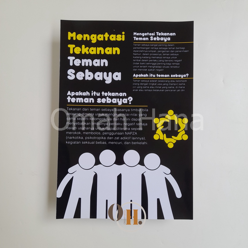 Jual Poster Mengatasi Tekanan Teman Sebaya - Poster Edukasi Anak ...