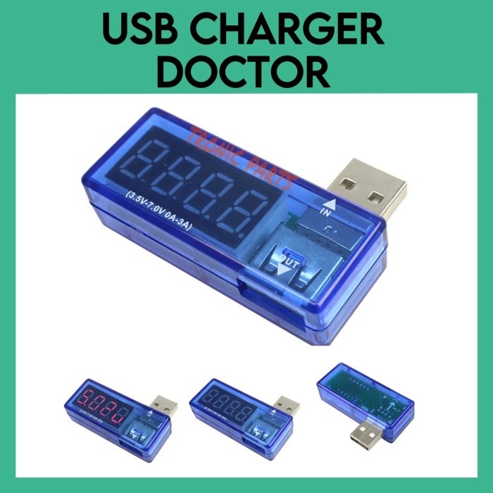 Jual USB Charger Doctor Voltmeter Amperemeter Power | Shopee Indonesia