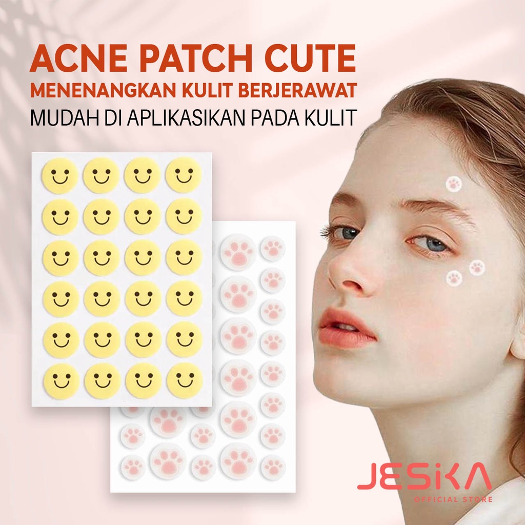 Jual Acne pimple patch lucu karakter bentuk bintang bunga smile kupu ...