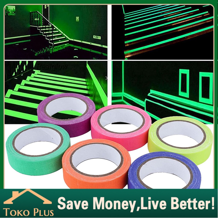 Jual 5M Lakban Glow In The Dark Warna Isolasi Bisa Nyala Selotip Glow ...
