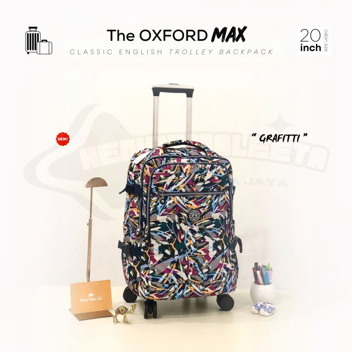 Jual TAS RANSEL TROLLEY BARLEY TRAVEL BAG KUALITAS IMPORT TAS TROLLY ...