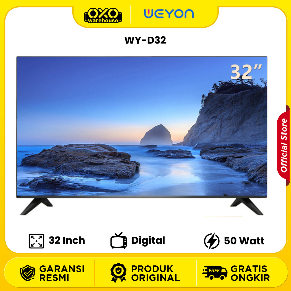 Jual WEYON TV LED Digital 32 Inch ORIGINAL GARANSI TV LED MURAH HD TV ...