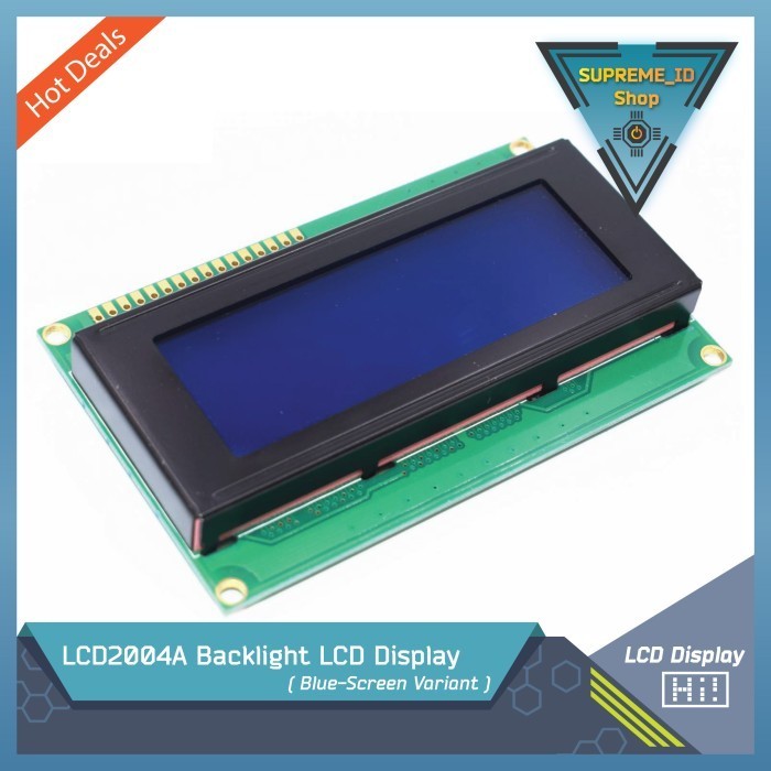 Jual LCD2004A 2004A I2C IIC LCD Blue Screen Backlight for Arduino | 5V ...