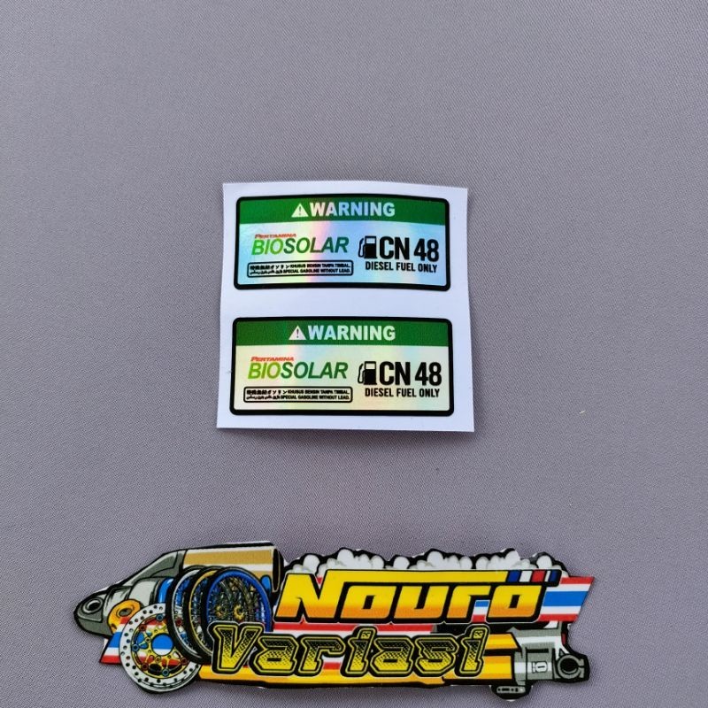 Jual Sticker stiker warning print Unleaded fuel only Pertamax pertalite ...