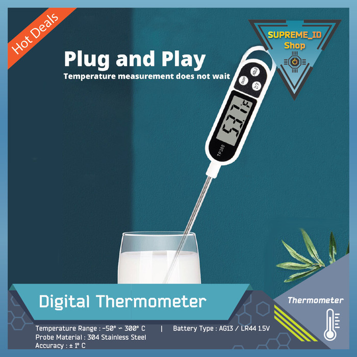 Jual Digital Cooking Dapur Food Thermometer Termometer Temperature ...